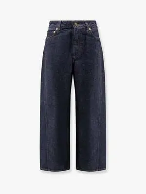 Givenchy Twisted Dark Denim Jeans - Blue