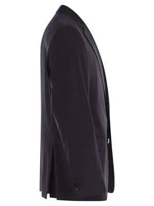 BOSS Slim Fit Blazer In Virgin Wool Serge