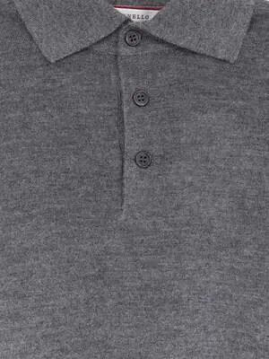 Brunello Cucinelli Cashmere And Silk Polo Shirt - Multicolor