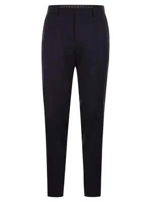 BOSS Boss Men Slim Fit Trousers In Virgin Wool Serge