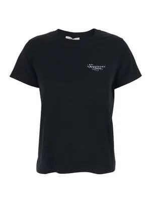 Givenchy T-shirt With Logo On Front And Back For - Black