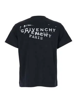 Givenchy T-shirt With Logo On Front And Back For - Black