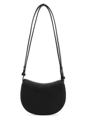 Burberry Leather Mini Rocking Horse Shoulder Bag - Black