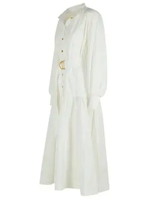 Zimmermann White Cotton Dress