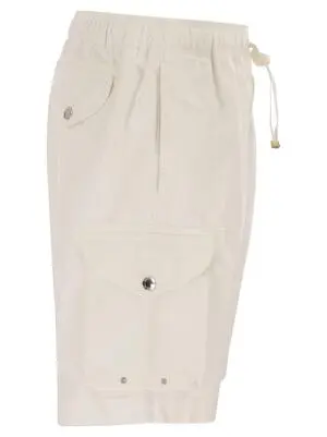 Brunello Cucinelli Bermuda Shorts - White