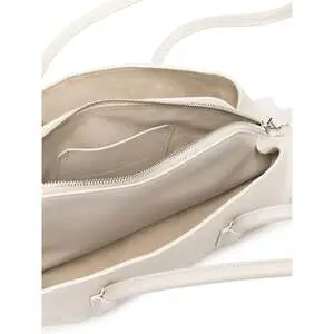 Attico Calf Leather Shoulder Bag - Cream