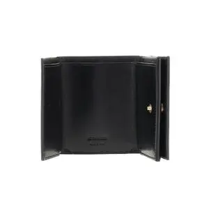 JIL SANDER Leather Mini Wallet - Black