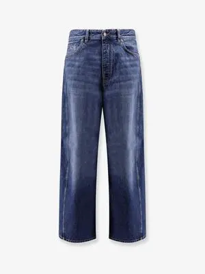 Givenchy Twisted Stone-washed Denim Jeans - Blue