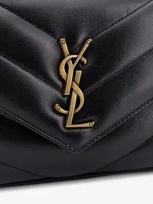 Saint Laurent Loulou Leather Shoulder Bag - Multicolor