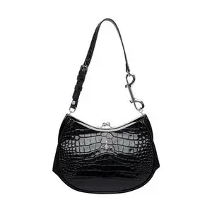 VIVIENNE WESTWOOD Charm Frame Purse - Black