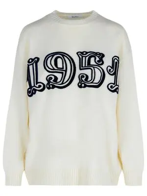 Max Mara Wool And Cashmere Fido Sweater - Cream