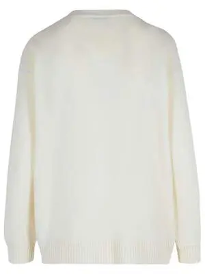 Max Mara Wool And Cashmere Fido Sweater - Cream