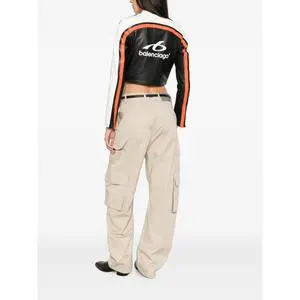 Balenciaga Cropped Leather Jacket