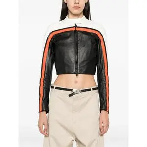 Balenciaga Cropped Leather Jacket