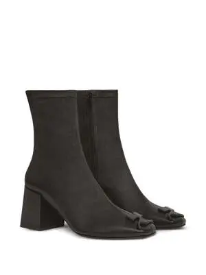 COURREGES Reedition Ankle Boots With 70mm Block Heel