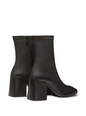 COURREGES Reedition Ankle Boots With 70mm Block Heel