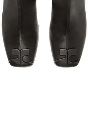 COURREGES Reedition Ankle Boots With 70mm Block Heel