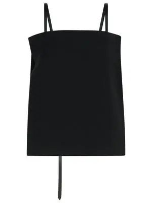 Sportmax Viscose Skirt - Black