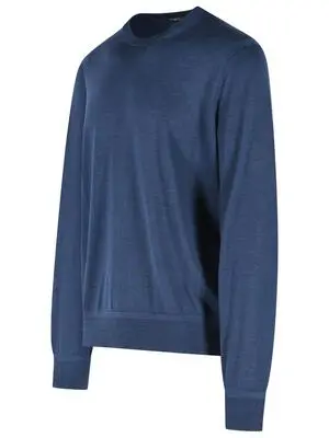 TOM FORD Cashmere And Silk Sweater - Blue