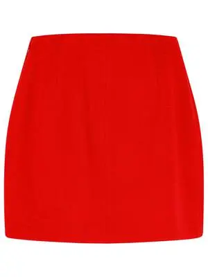 Balmain Short Skirt In Virgin Wool