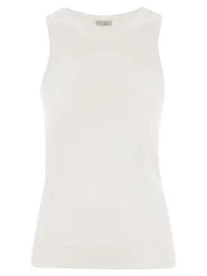 BRUNELLO CUCINELLI BRUNELLO CUCINELLI Ribbed Jersey Top