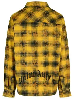 Palm Angels Army Cotton Blend Shirt