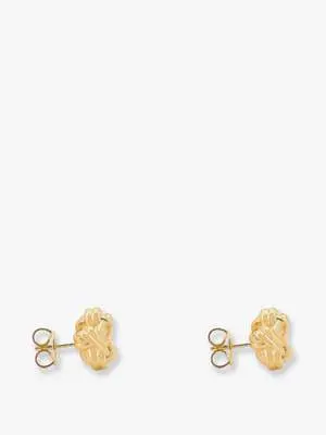 Bottega Veneta Brass Earrings