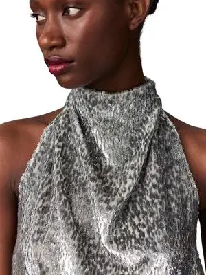 Stella McCartney Metallic Halterneck Top