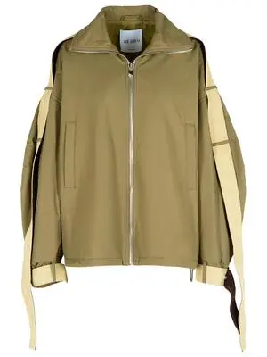 Attico Cotton Blend Jacket - Green