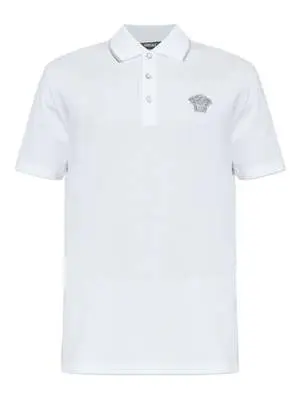 Versace Medusa Polo Shirt - White