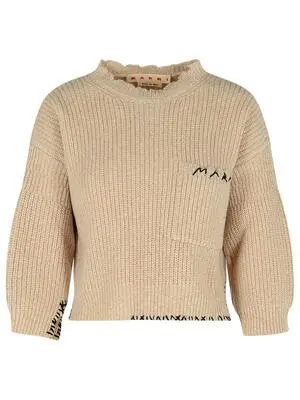 Marni Contrast Stitching Sweaters For Women