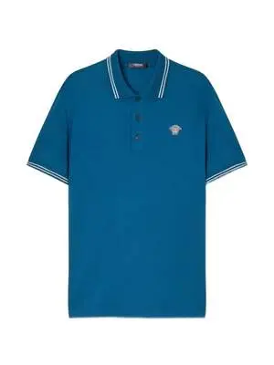 Versace Medusa Polo Shirt - Blue