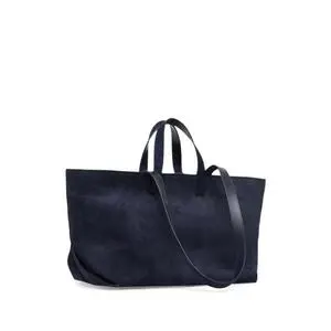 A.p.c. Leather Suede Finish Shoulder Bag - Blue