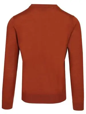 Paul Smith Merino Wool Crew Neck Sweater - Orange