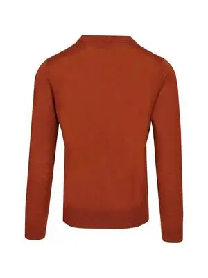 Paul Smith Merino Wool Crew Neck Sweater - Orange