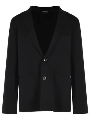 TOM FORD Wool Blazer - Black