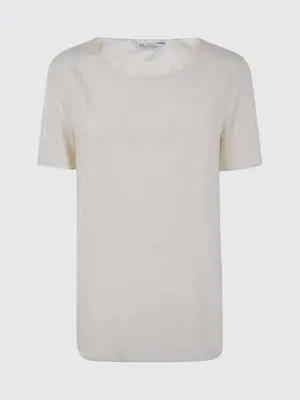 Max Mara Silk Blend T-shirt - Cream