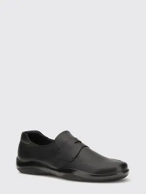 Prada Leather Loafers - Black