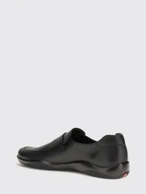 Prada Leather Loafers - Black