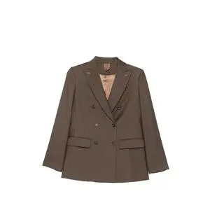 Max Mara Jackets Blazers - Brown