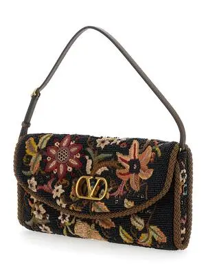 Valentino Garavani Silk Shoulder Bag