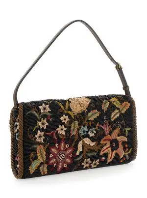 Valentino Garavani Silk Shoulder Bag