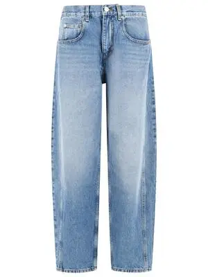 Isabel Marant Étoile Oriane' Light Denim Jeans - Blue