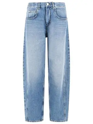Isabel Marant Étoile Oriane' Light Denim Jeans - Blue