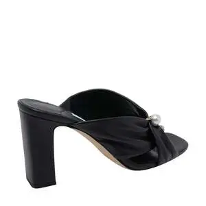 JIMMY CHOO Rafi Pump Sandals - Black