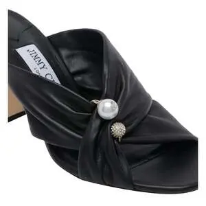 JIMMY CHOO Rafi Pump Sandals - Black