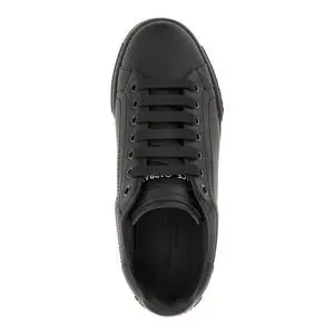 Dolce & Gabbana Nappa Leather Portofino Sneakers - Black