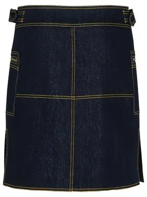 Etro Dark Denim Miniskirt