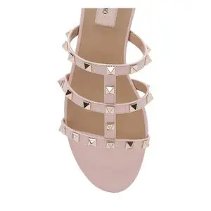 Valentino Garavani Rockstud Slide Sandals - Pink