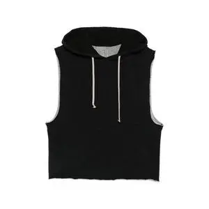 Rick Owens Marled Knitwear - Black